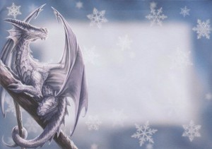 “Little Helpers” Dragon Yule Card by Anne Stokes | Dragonrat Jewellery