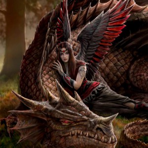 “Little Helpers” Dragon Yule Card by Anne Stokes | Dragonrat Jewellery